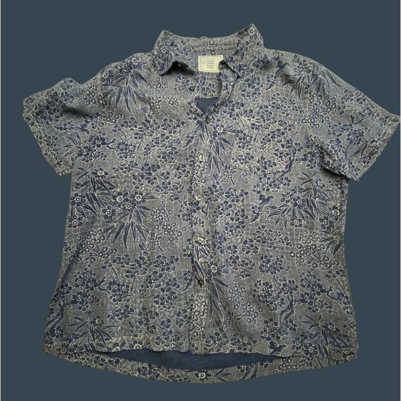 John Lewis | Shirts | John Lewis 0 Pure Linen Shirt Mens Xl Short ...